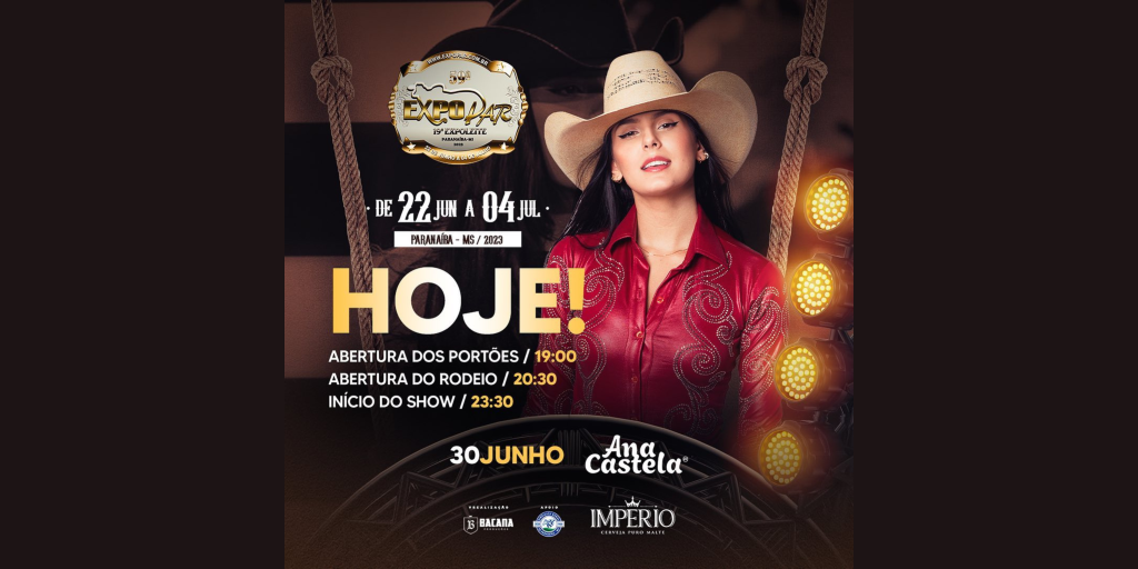 Ana Castela hoje em Parnaíba: Bruno Cicuto cuidando de todos os ...